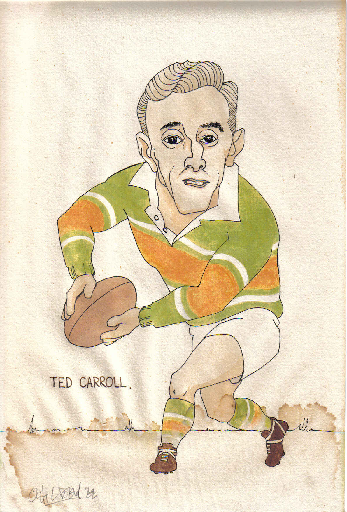 Hunslet Heroes - 1948-49 - Ted Carroll